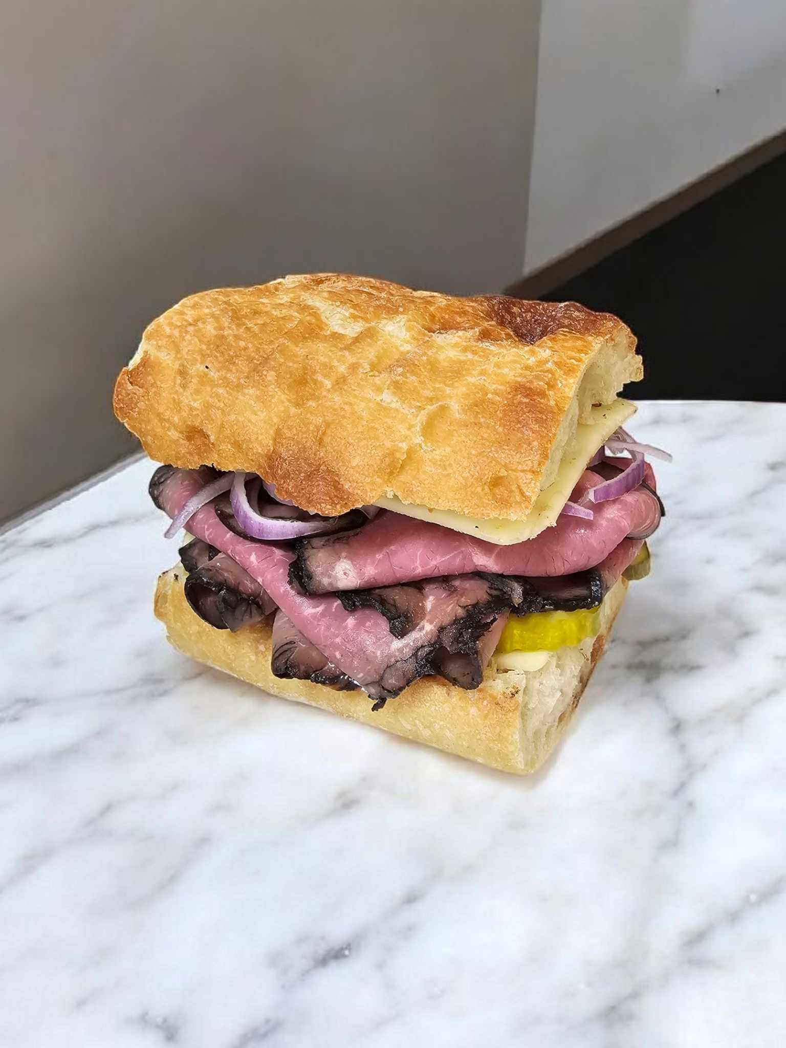 Roast Beef Stack | Fleur de Lis Cheese Shop